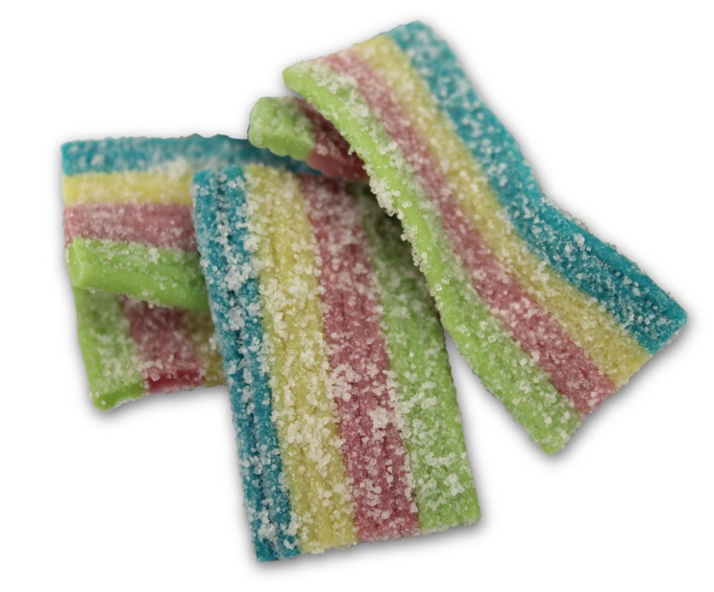Sour Belts Rainbow 250g - Cottage Country Candies