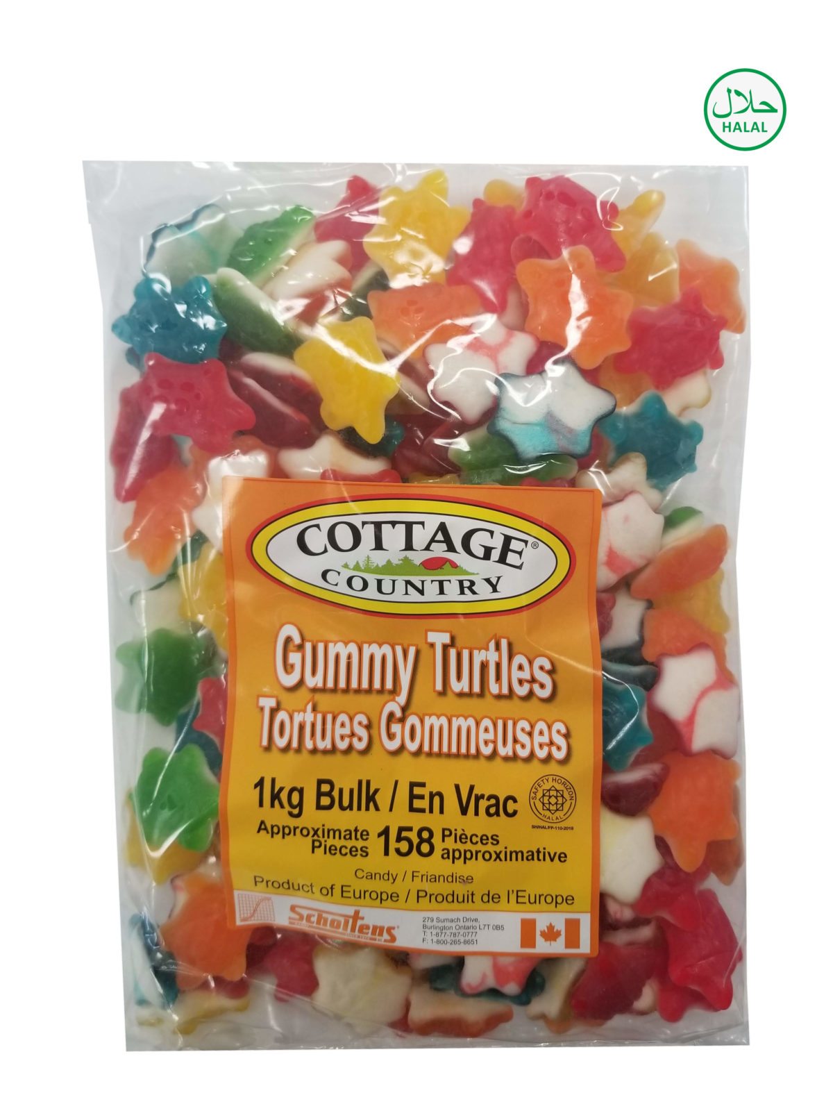 Gummy Turtles 1 KG - Cottage Country Candies