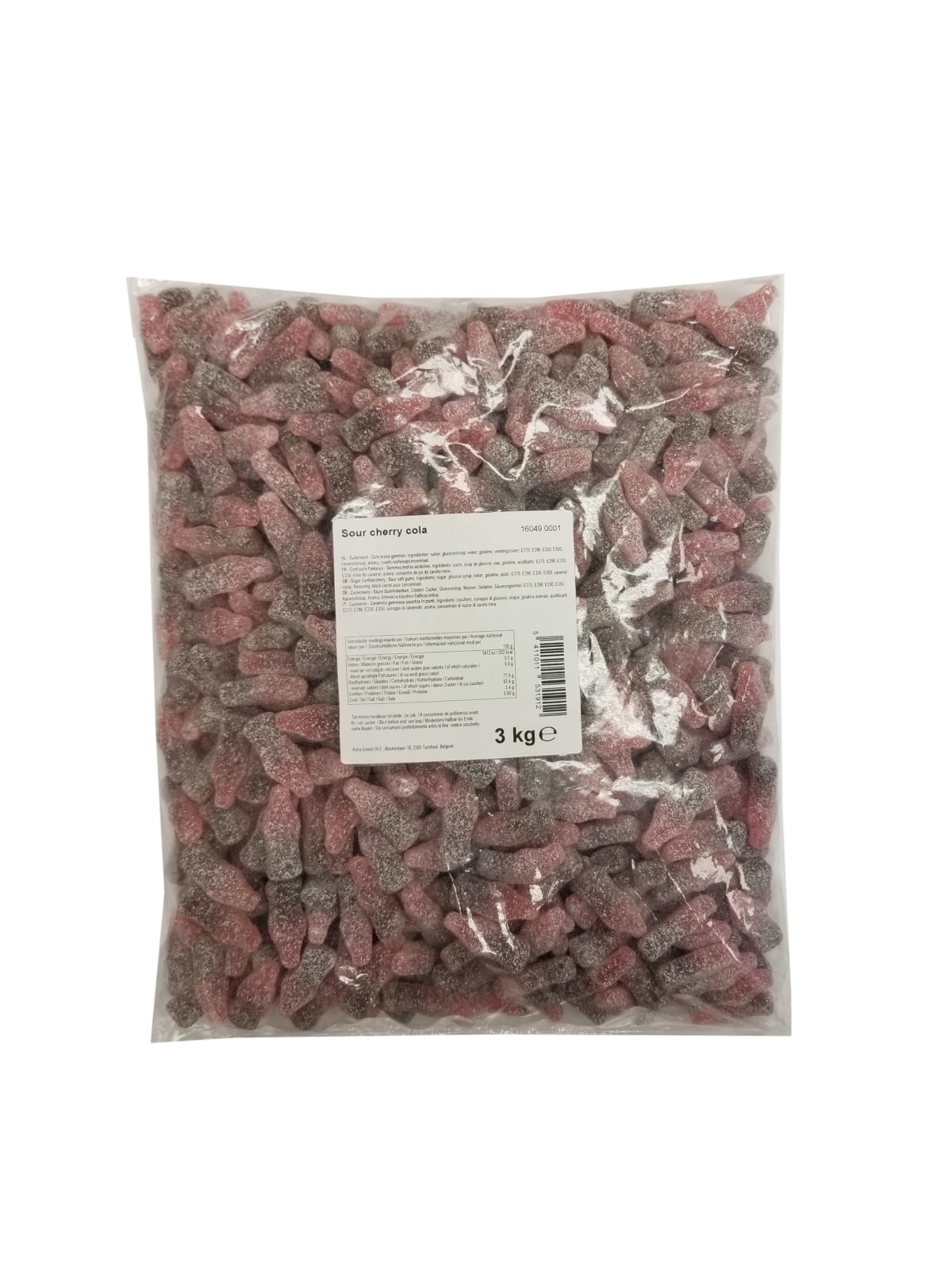 Sour Cherry Cola Bottles 3KG Bulk - Cottage Country Candies