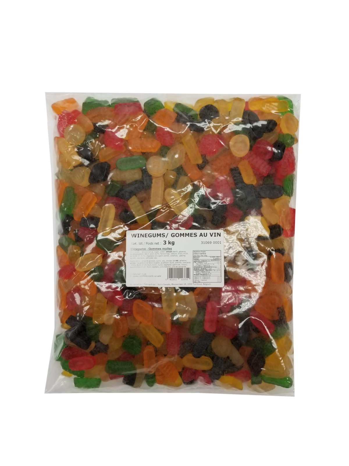 Wine Gums 3KG Bulk - Cottage Country Candies