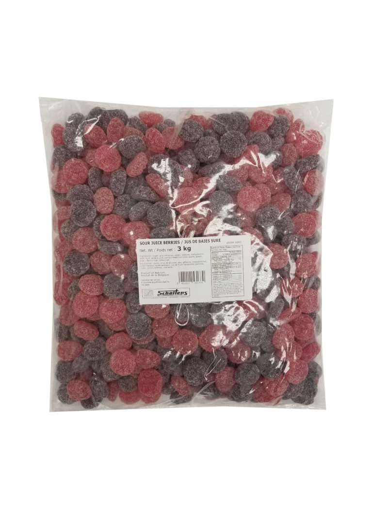 Sour Juice Berries 3KG Bulk - Cottage Country Candies
