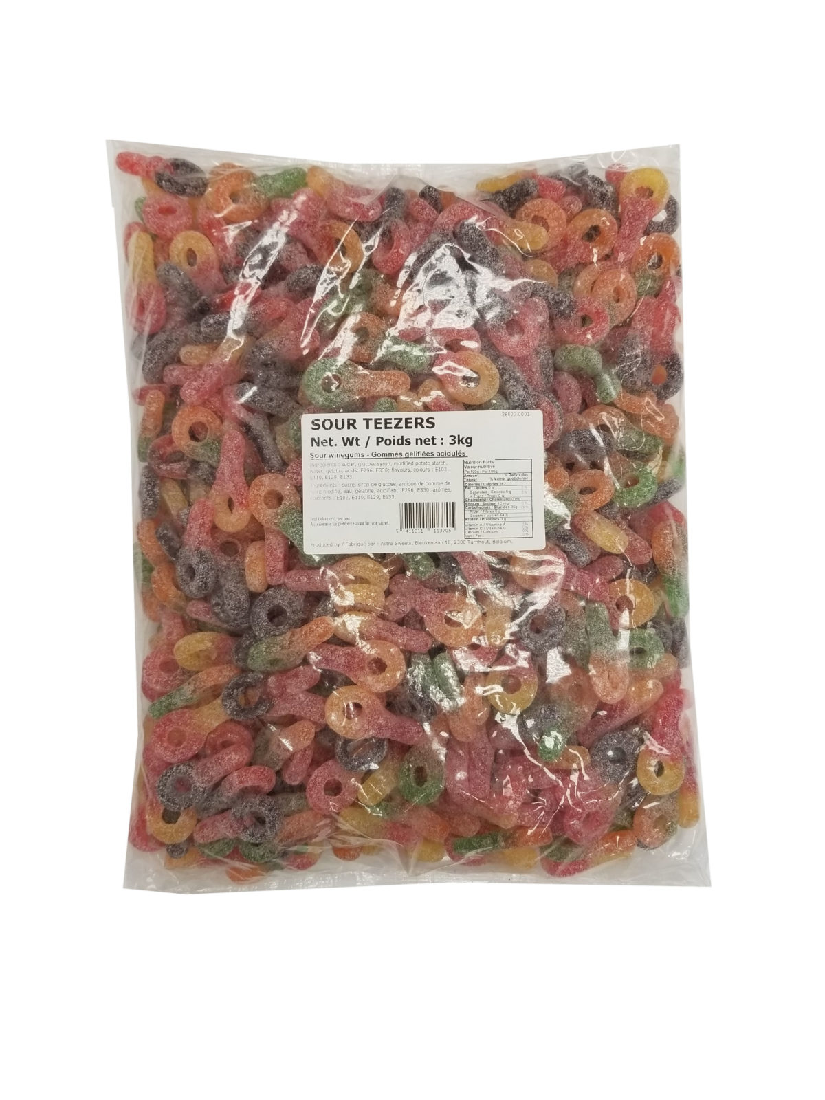 Sour Teezers 3KG Bulk - Cottage Country Candies