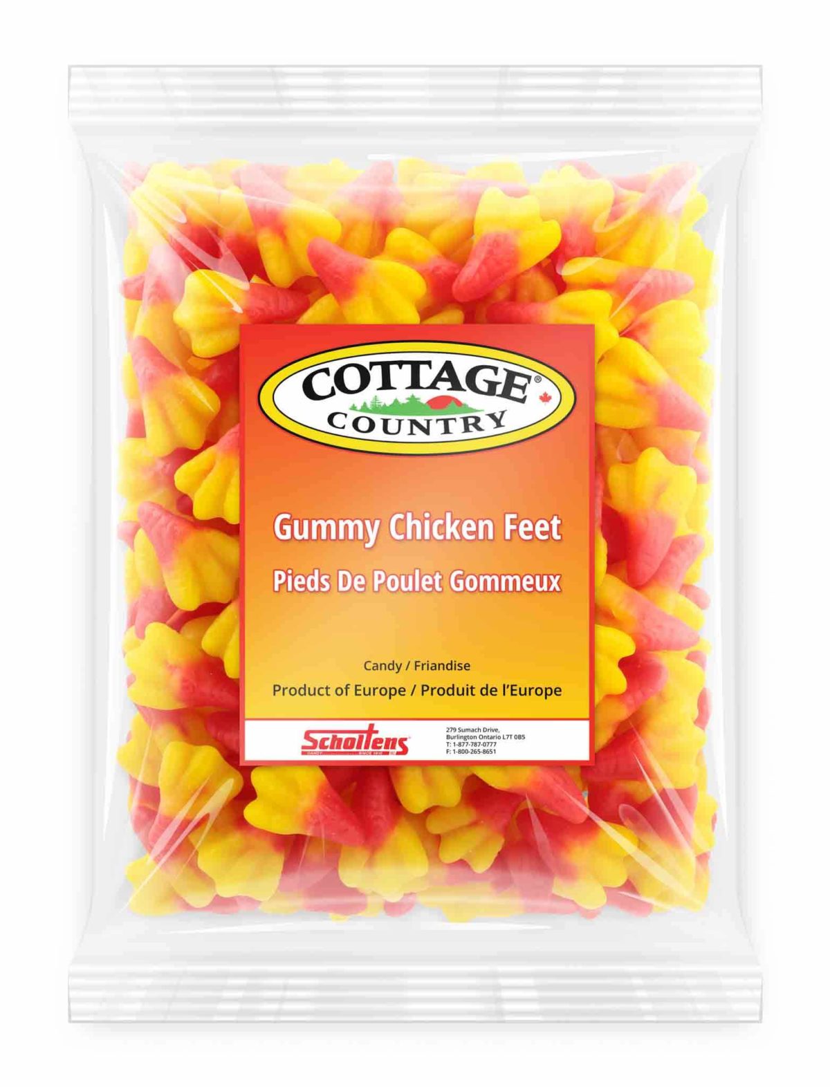 Gummy Chicken Feet 1 KG - Cottage Country Candies