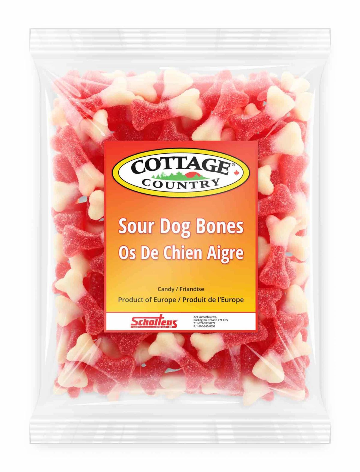 Sour Dog Bones 1 KG - Cottage Country Candies