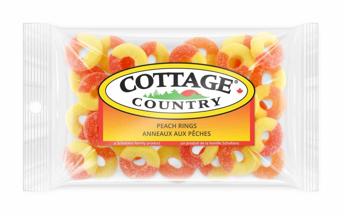 Peach Rings 225g - Cottage Country Candies