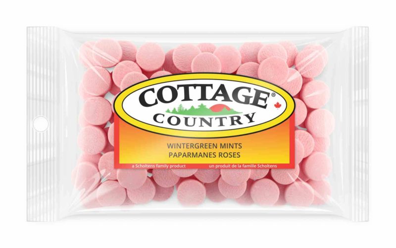 Wintergreen Mints Pink 275g - Cottage Country Candies