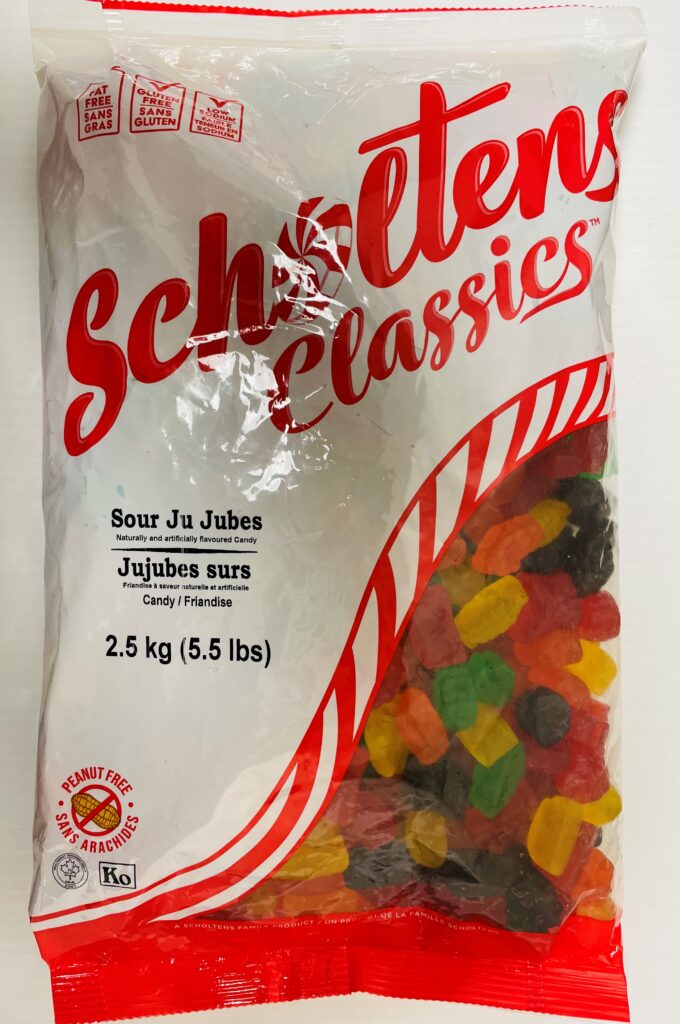 Sour Jubes 2.5KG Bulk - Cottage Country Candies