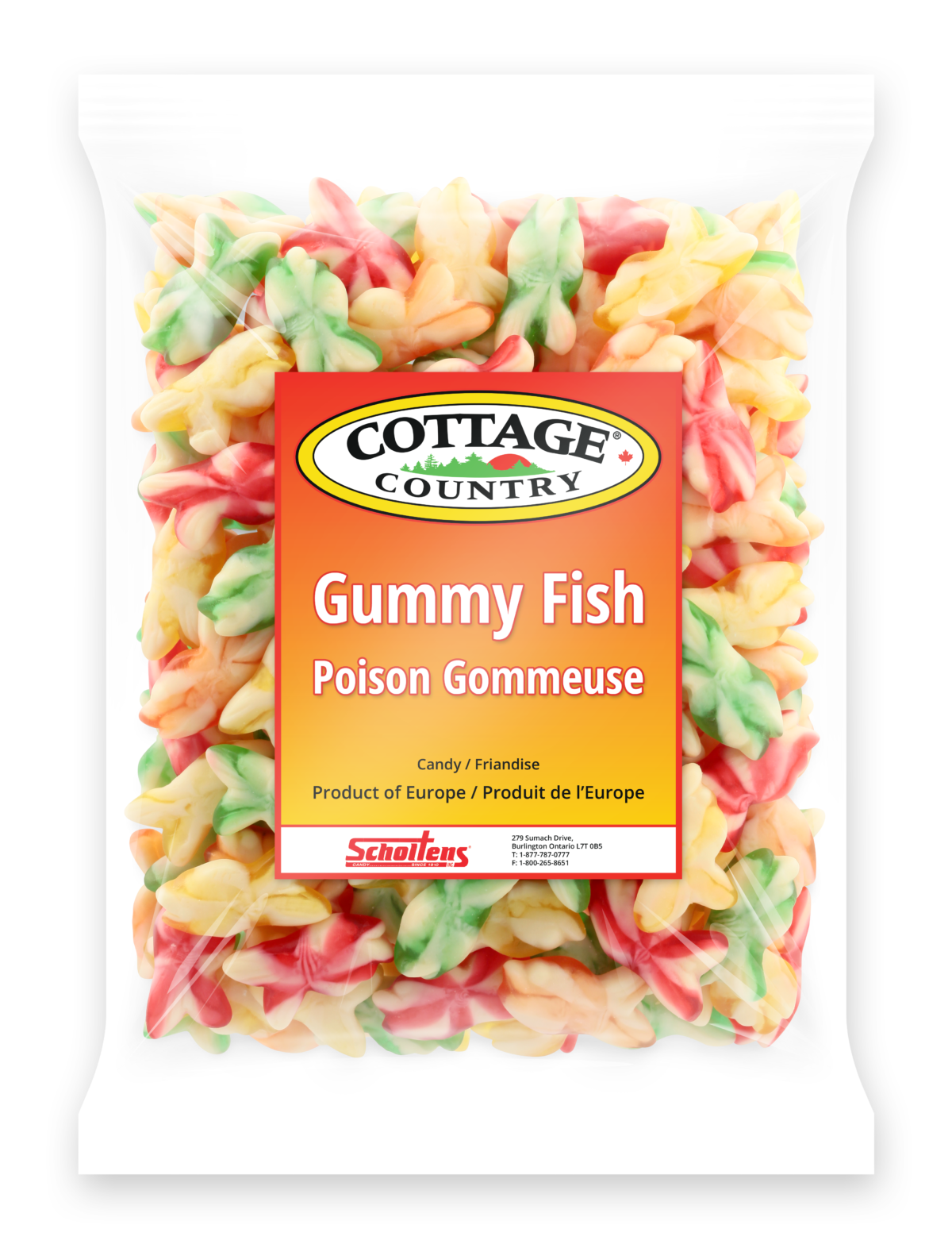 Gummy Twist Fish 1KG - Cottage Country Candies