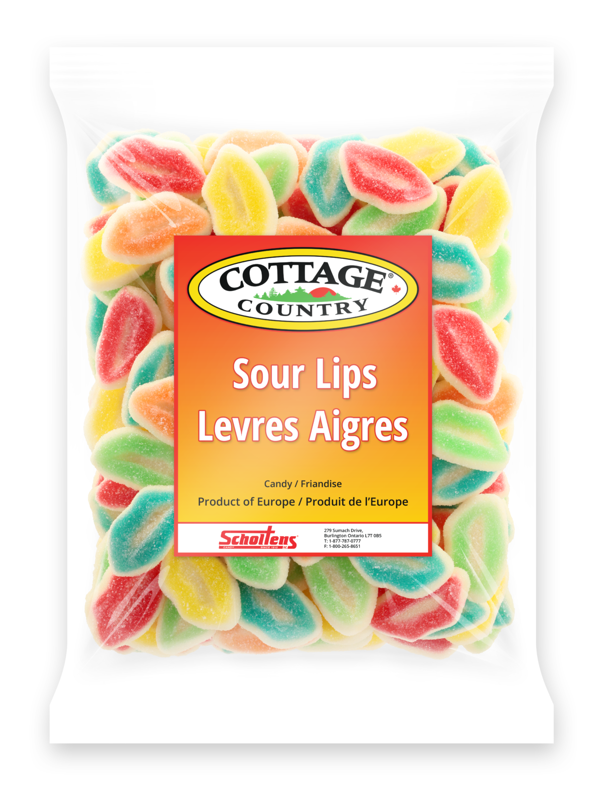Sour Lips 1KG - Cottage Country Candies