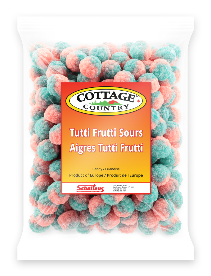 Tutti Frutti Sours 1KG - Cottage Country Candies