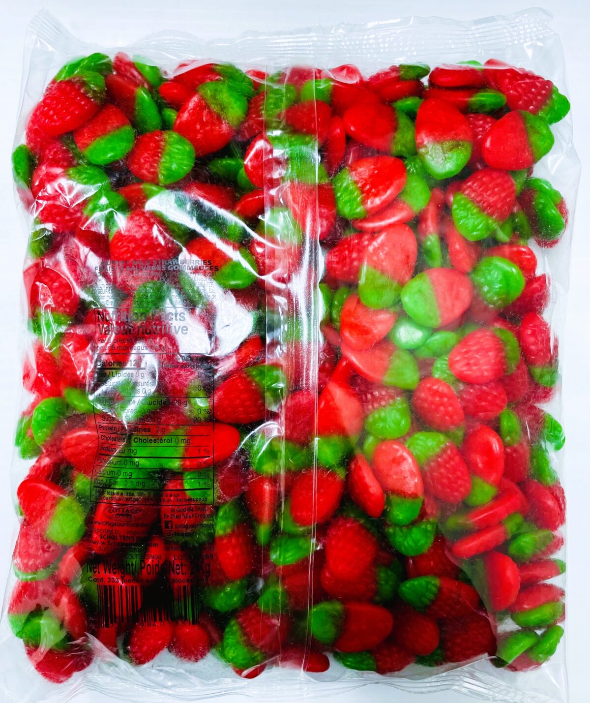 Green Striped Mints 300g - Cottage Country Candies